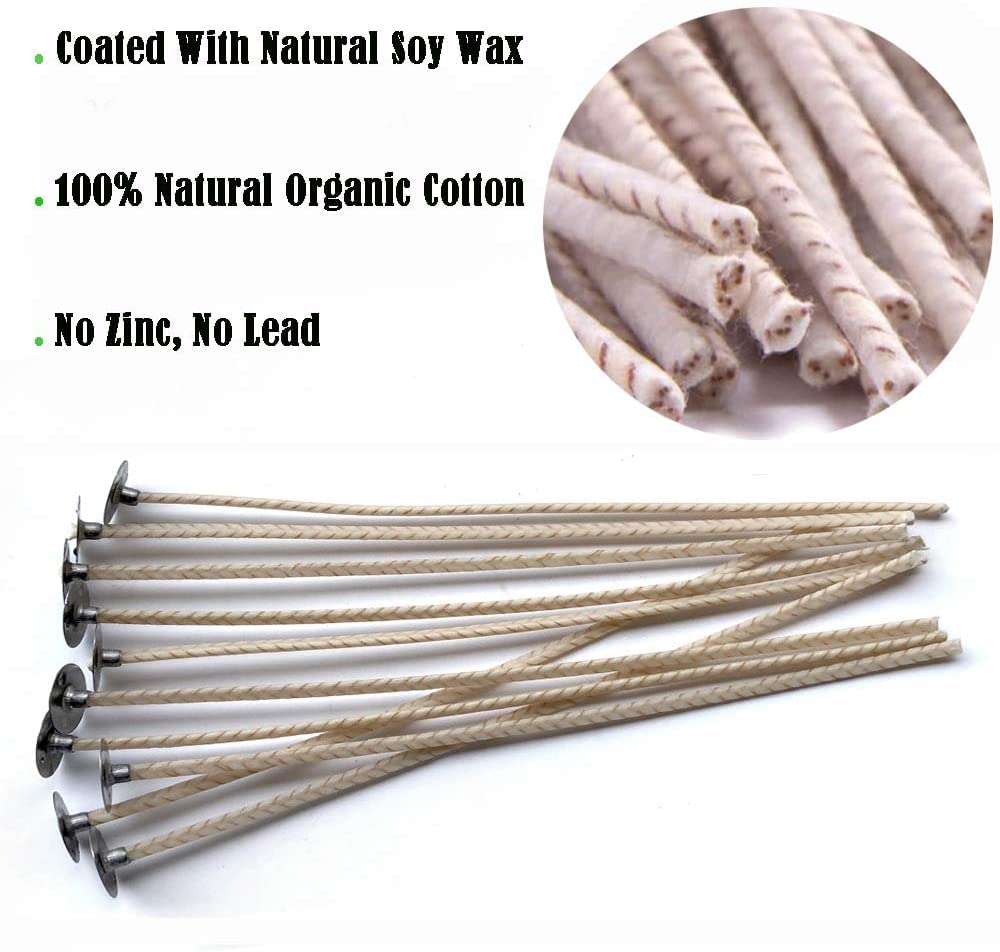Braided Wicks (6 inch) imported 3 MM thick soy wax coated CW010 – MATIN ...