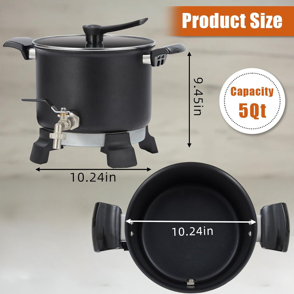 Multi-Purpose Wax & Soap Melter 5L Non-Stick ART046 – MATIN IMPEX