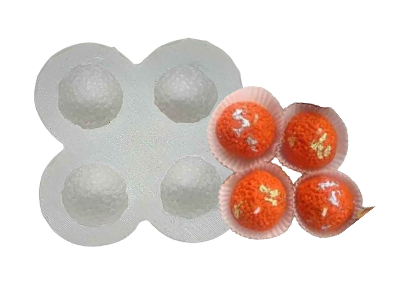 4 Cavity Moti Choor Laddu Mold WCM543 (OWN) – MATIN IMPEX
